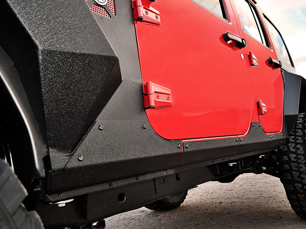 Rugged Ridge Steel Body Armor Cladding 11615.10 | RealTruck