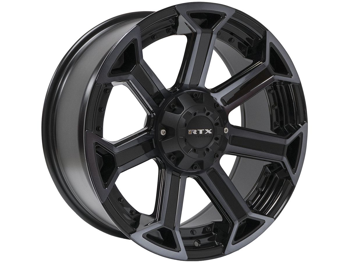 RTX Off-Road Black & Grey Peak Wheels | RealTruck
