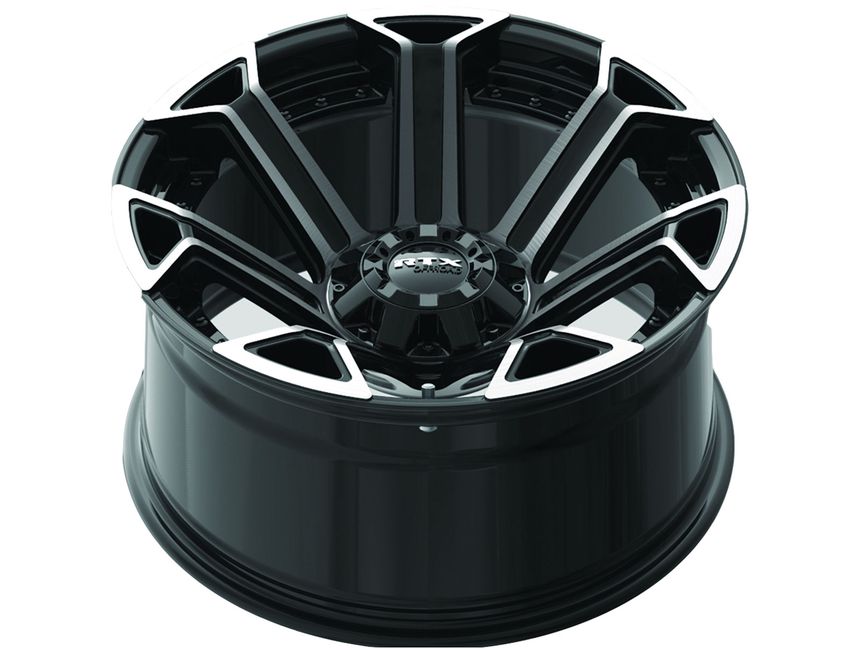 RTX Off-Road Black & Grey Peak Wheels | RealTruck