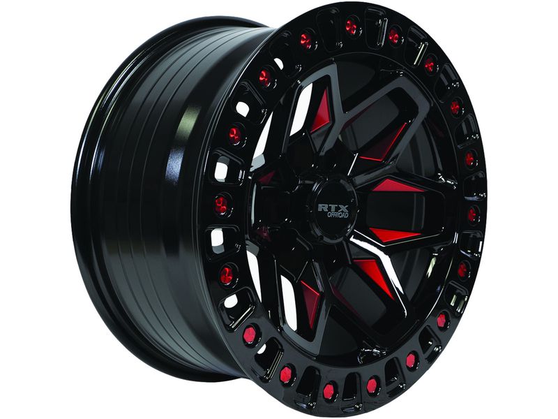 RTX Off-Road Black & Red Zion Wheel RTW-082929 | RealTruck