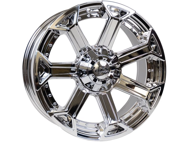 RTX Off-Road Chrome Peak Wheel 082947 | RealTruck