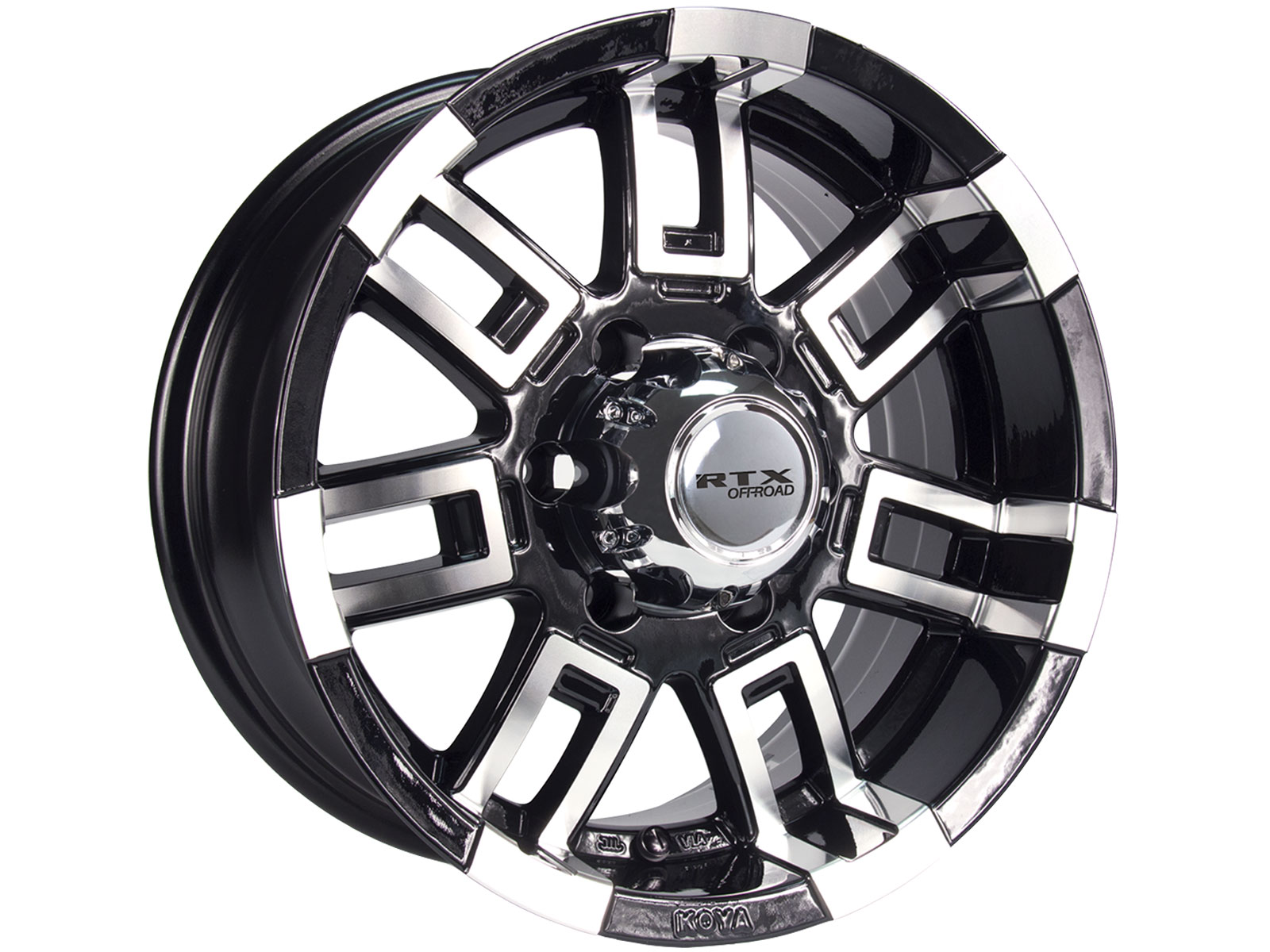 RTX Off-Road Machined Gloss Black Crush Wheels | RealTruck