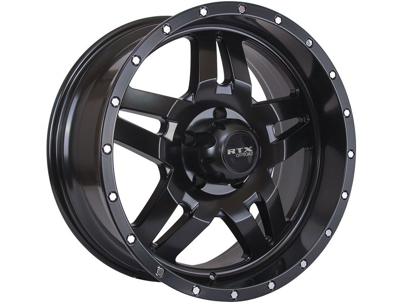 RTX Off-Road Matte Black Mesa Wheels | RealTruck