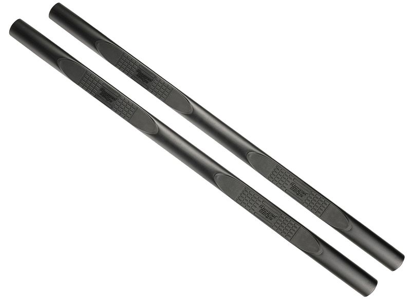 Rugged Ridge 4" Black Oval Side Steps | RealTruck