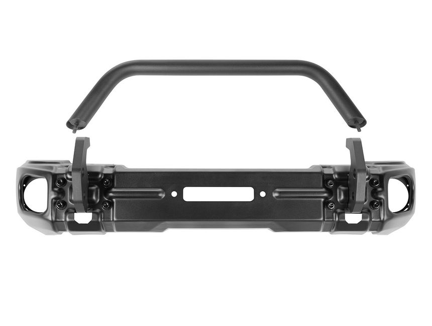 Rugged Ridge Arcus Front Bumper with Overrider RGR-11549.13 | RealTruck