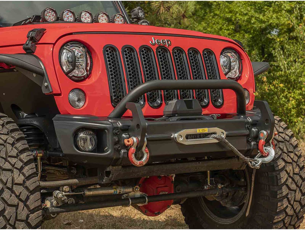 Rugged Ridge Arcus Front Bumper with Overrider 11549.13 | RealTruck