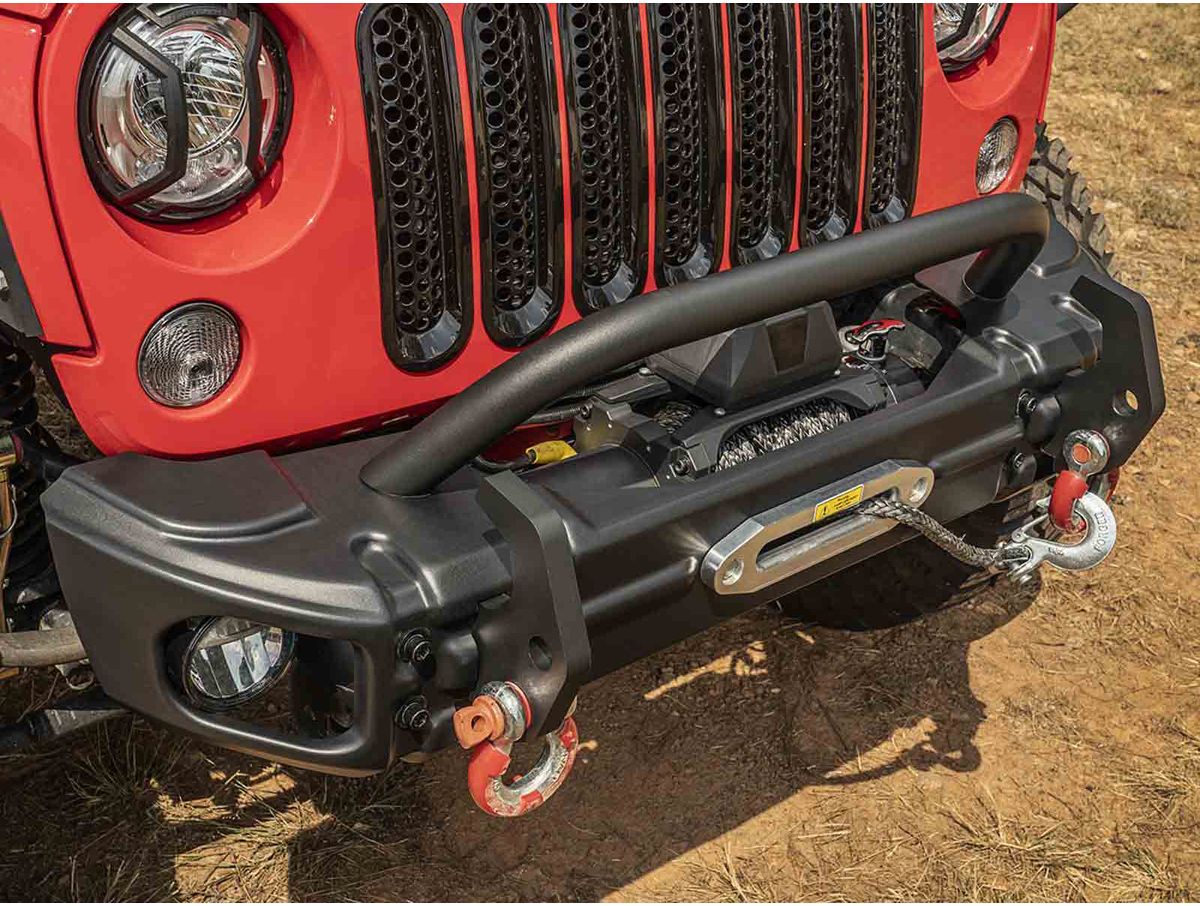 Rugged Ridge Arcus Front Bumper with Overrider 11549.13 | RealTruck