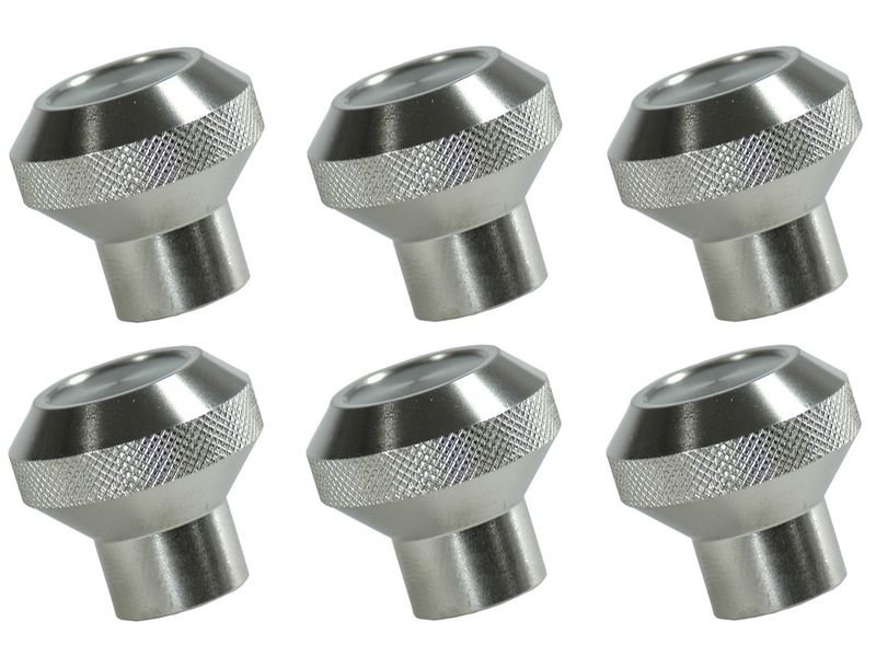 Rugged Ridge Dash Knob Kit Billet Aluminum 11420.01 | RealTruck