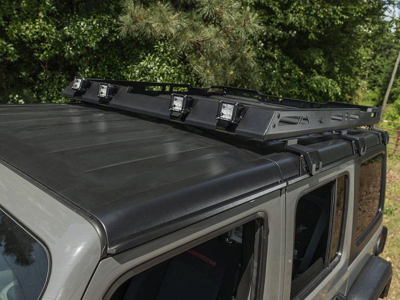 Rugged Ridge Roof Rack with Basket 11703.04 | RealTruck