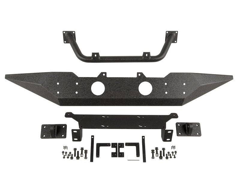 Rugged Ridge Spartan Front Bumper with Overrider 11548.02 | RealTruck