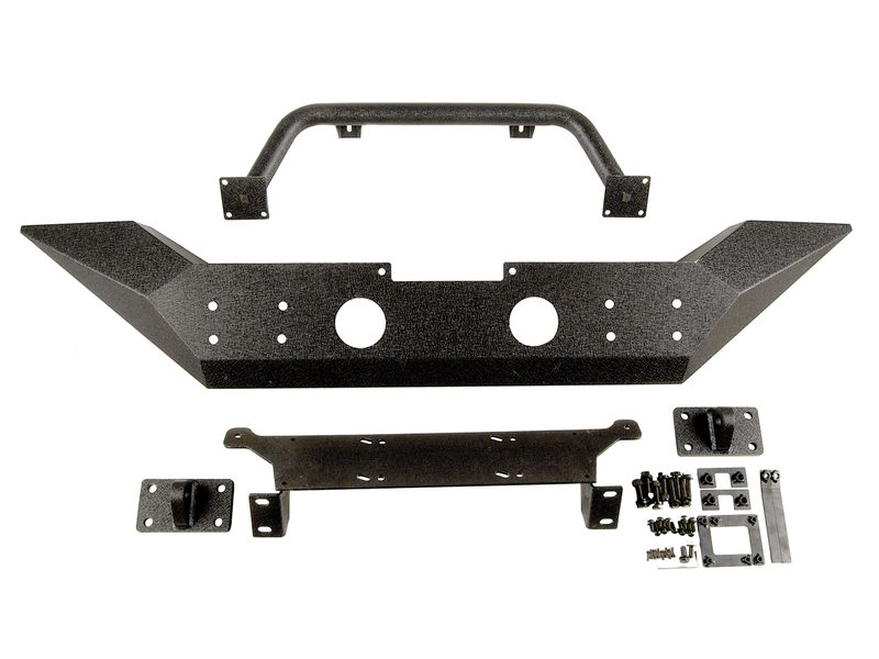 Rugged Ridge Spartan High-Clearance Front Bumper with Overrider 11548. ...