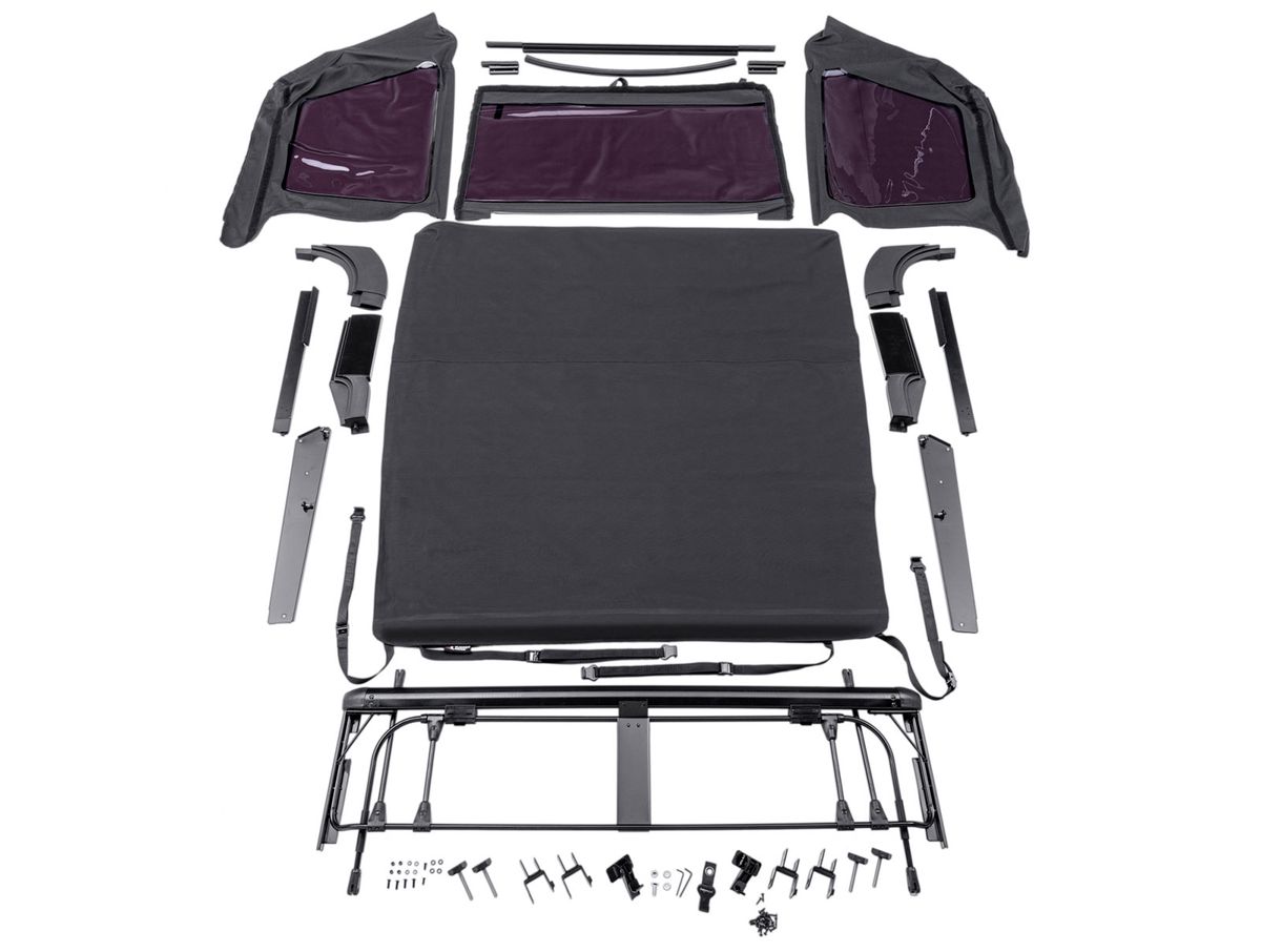 Rugged Ridge Voyager Fastback Black Soft Top 13860.23 | RealTruck