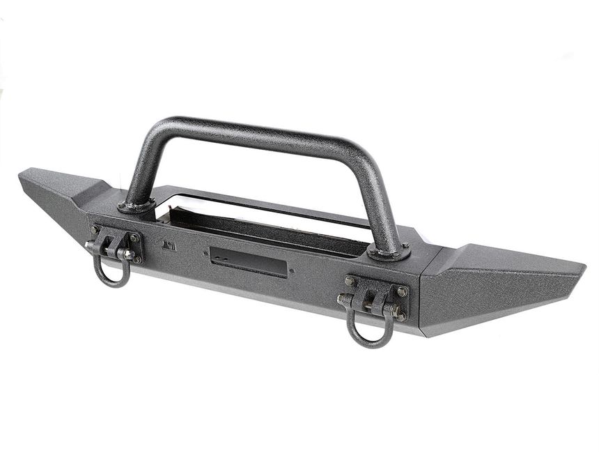 Rugged Ridge XHD Front Bumper with Overrider 11540.57 | RealTruck