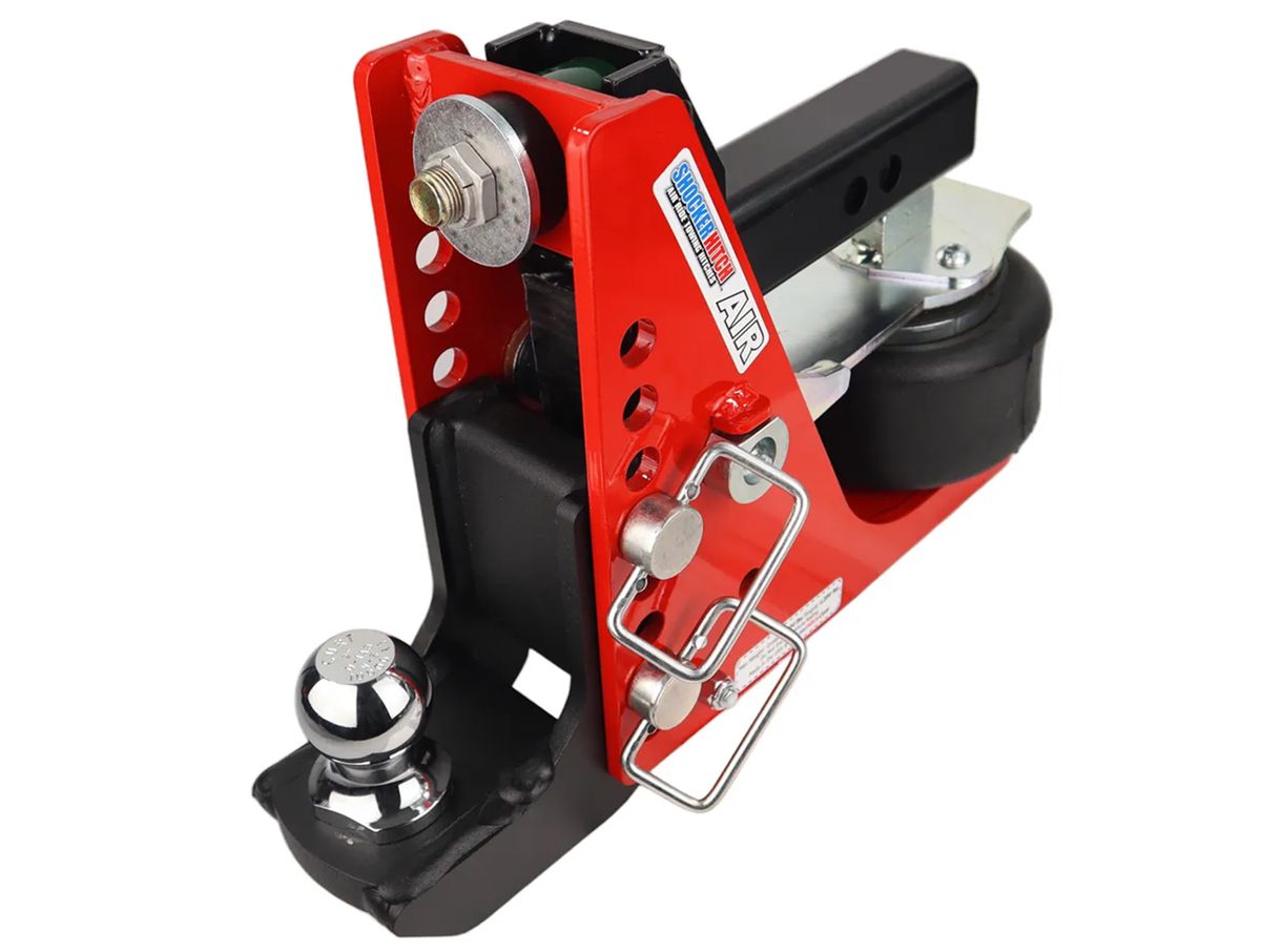 Shocker Hitch 12K 2" Air Receiver Hitch & Drop 2" Hitch Ball SH-640-200 ...