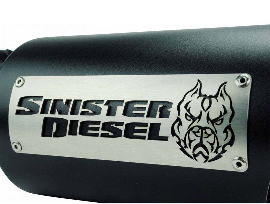 Sinister Diesel Stainless Steel Exhaust Tip SD-ETAC46B | RealTruck