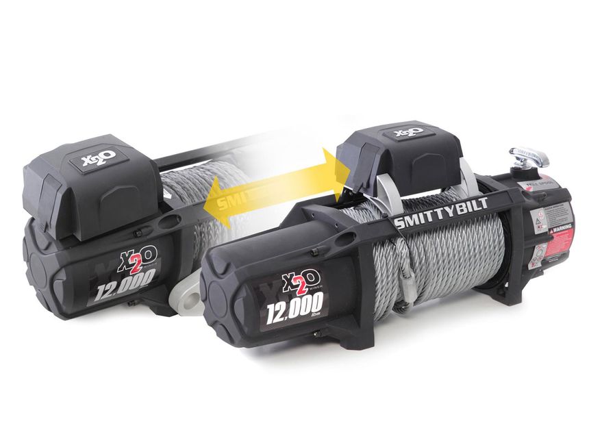 Smittybilt X2O Gen2 12,000 lb Winch with Synthetic Rope 98512 | RealTruck