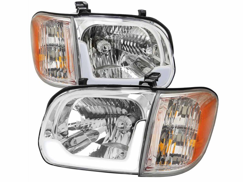 Spec-D Chrome DRL Headlights 2LCLH-TUN05-G3-GO | RealTruck