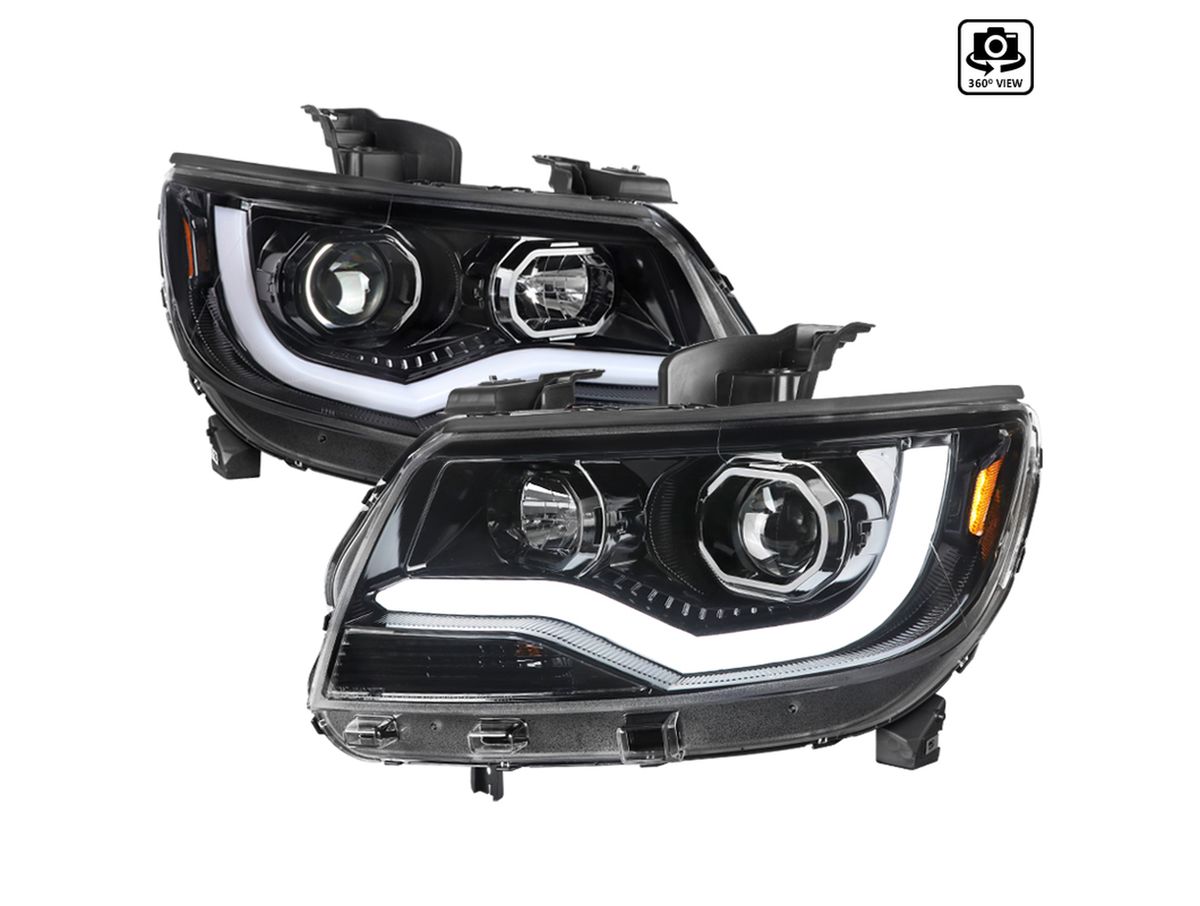 SPEC-D Projector Headlights 2LHP-COL15BK-TM | RealTruck