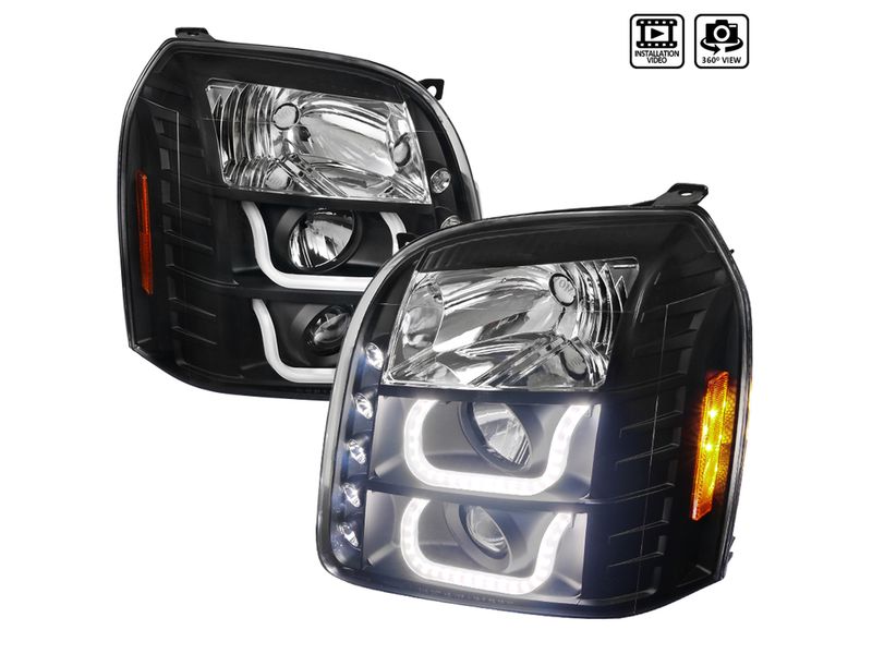 SPEC-D Projector Headlights 2LHP-DEN07JM-V2-TM | RealTruck