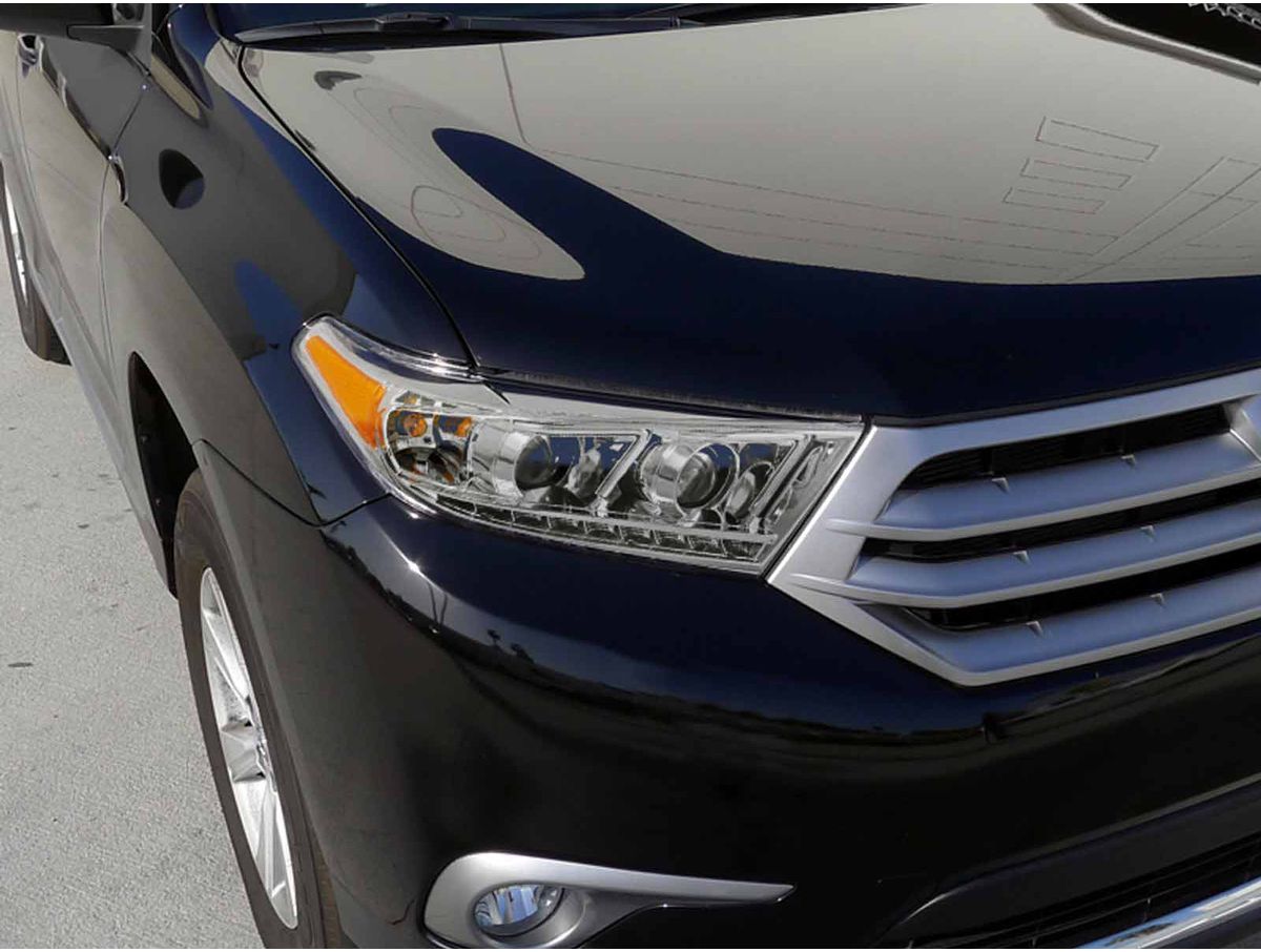 SPEC-D Chrome DRL Projector Headlights 2LHP-HLDR11-RS | RealTruck