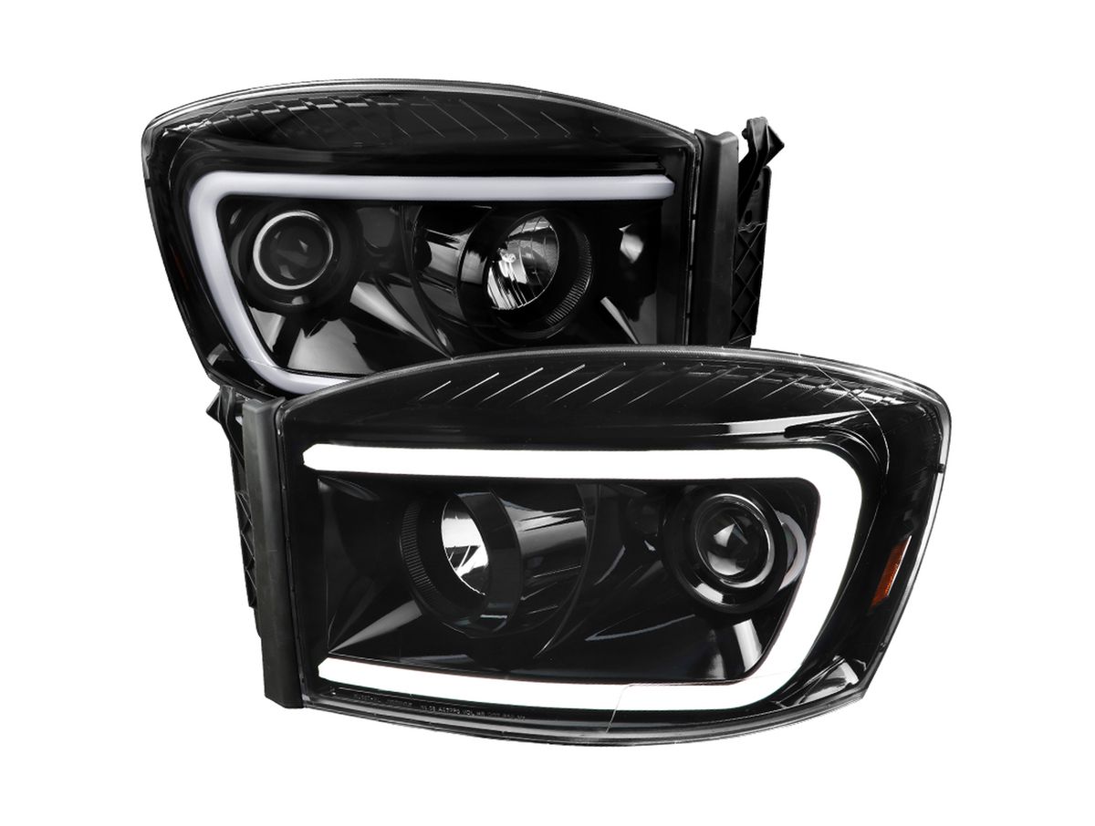SPEC-D Projector Headlights 2LHP-RAM06BK-G2-TM | RealTruck