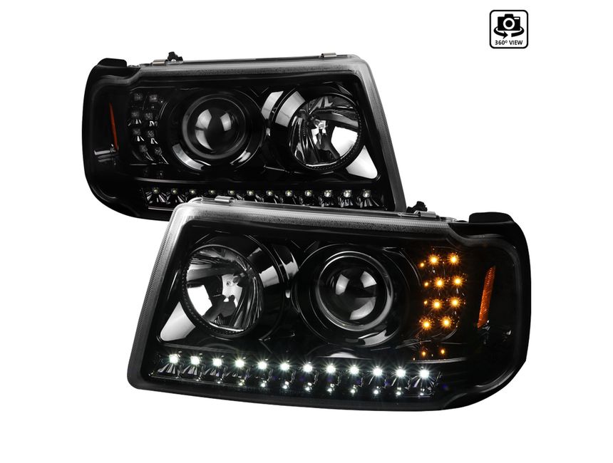 SPEC-D Projector Headlights 2LHP-RAN01BK-TM | RealTruck