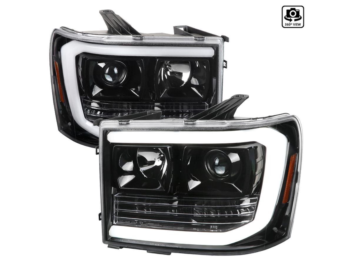 SPEC-D Projector Headlights 2LHP-SIE07BK-G2-TM | RealTruck