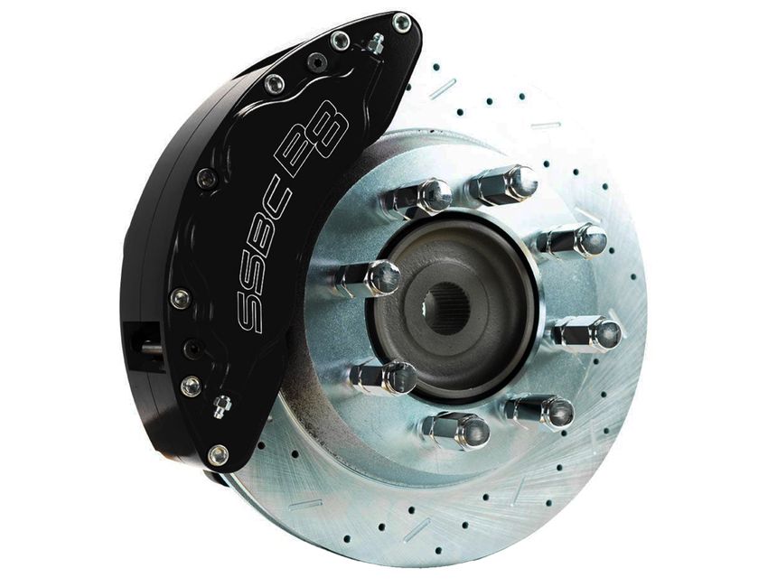SSBC-USA Disc Brake Upgrade Kit SSB-A404-10BLK-DS | RealTruck