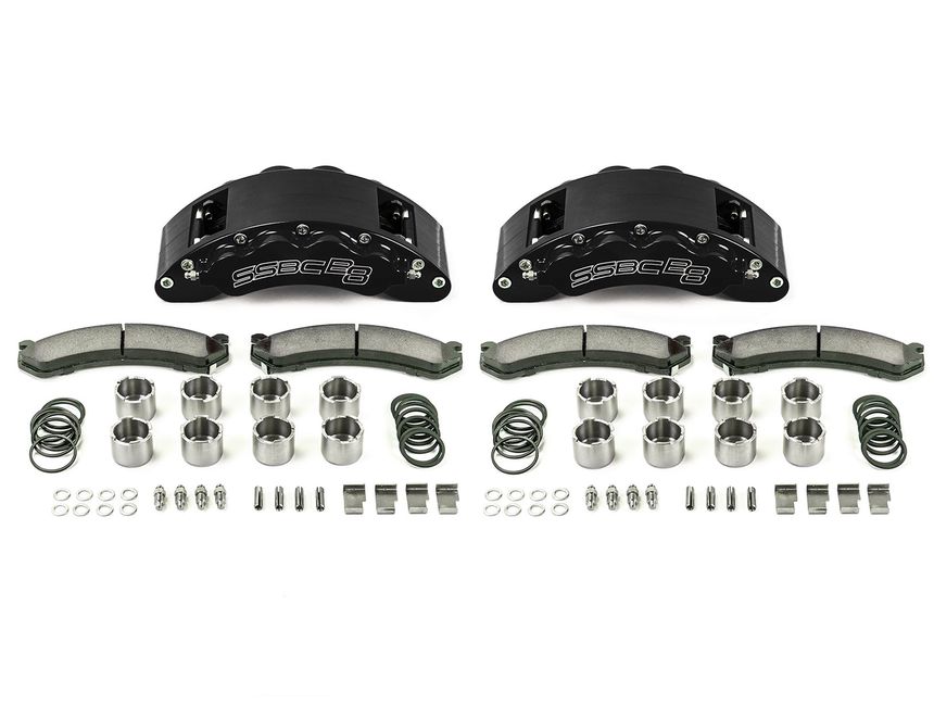 SSBC-USA Disc Brake Upgrade Kit SSB-A404-10BLK-DS | RealTruck