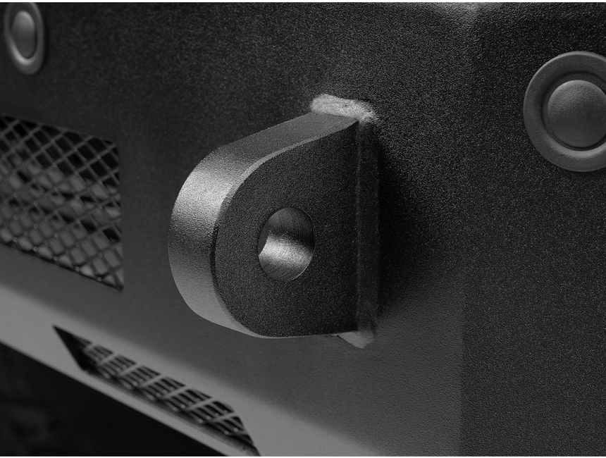 Steelcraft Fortis HD Bullnose Front Bumper 71-11350HP | RealTruck