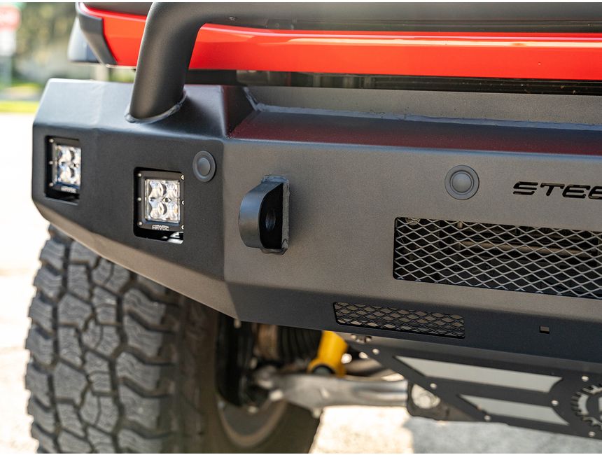 Steelcraft Fortis HD Bullnose Front Bumper 71-11350HP | RealTruck