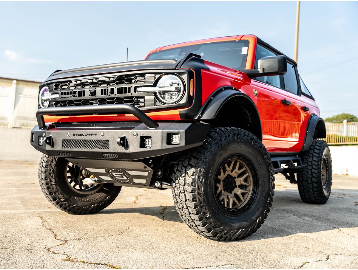 Steelcraft Fortis HD Bullnose Front Bumper 71-11350HP | RealTruck