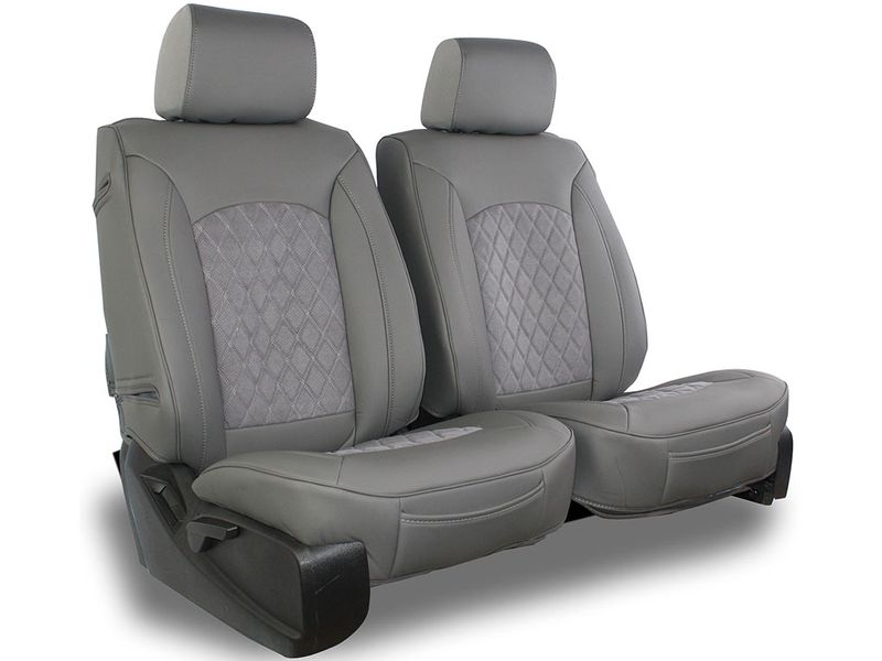 Superlamb Semi-Custom Diamond Suede Leatherette Seat Covers DR016 ...