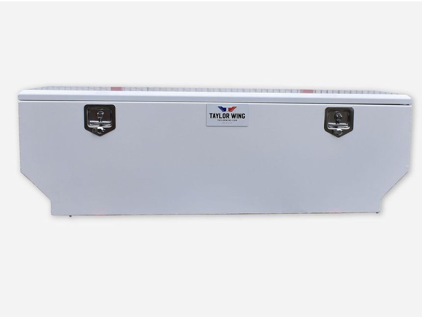 Taylor Wing Single Lid Bed Mount Fuel Combo Toolbox | RealTruck