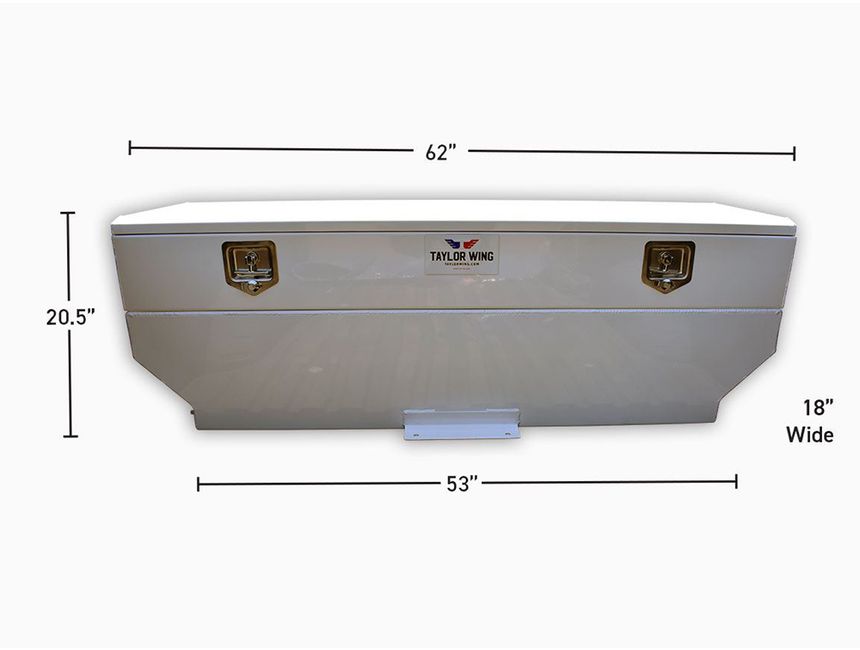 Taylor Wing Single Lid Bed Mount Fuel Combo Toolbox TWN-1625273 | RealTruck