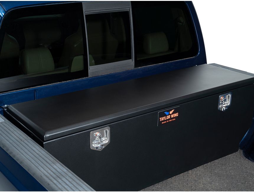 Taylor Wing Single Lid Bed Mount Fuel Combo Toolbox 1623471 | RealTruck