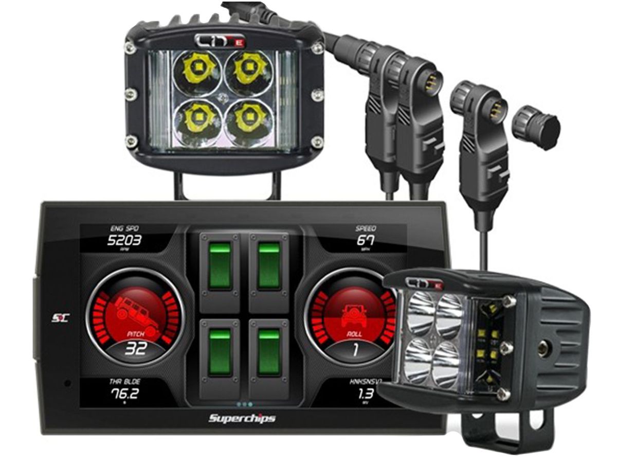 Superchips TrailDash 3 Programmer With Light Kit 42051-JL-L3 | RealTruck