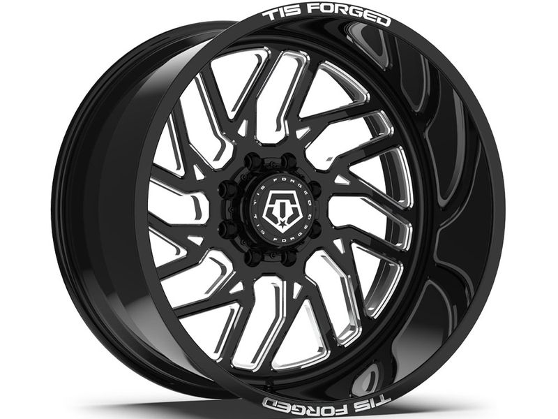 TIS Forged Milled Gloss Black F51 Wheels | RealTruck