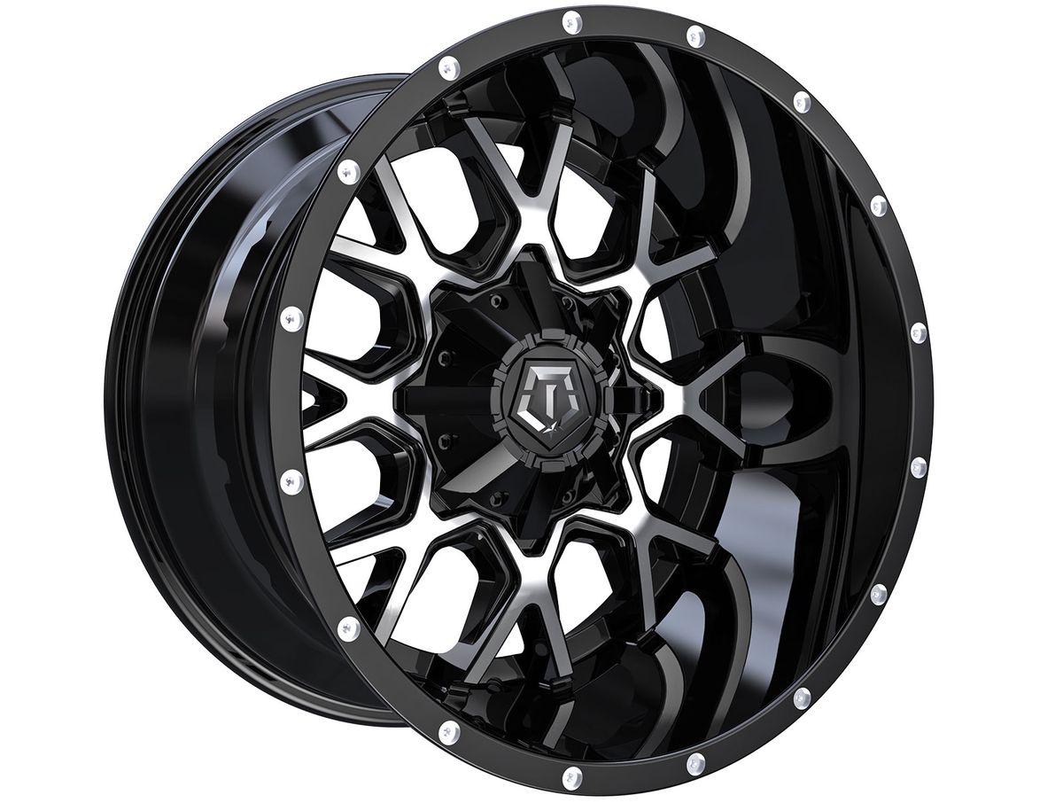 TIS Machined Gloss Black 549 Wheels | RealTruck