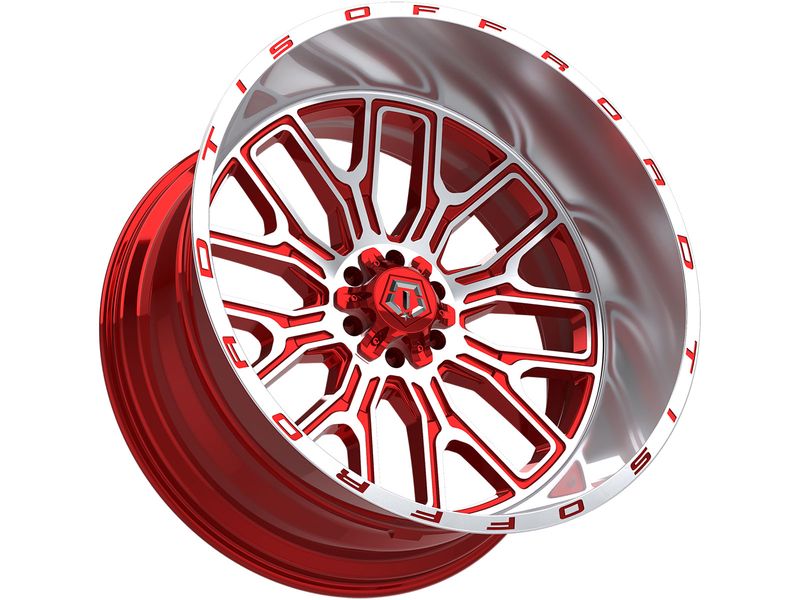 TIS Machined Red 560 Wheel TIS-560MRL-2125244 | RealTruck