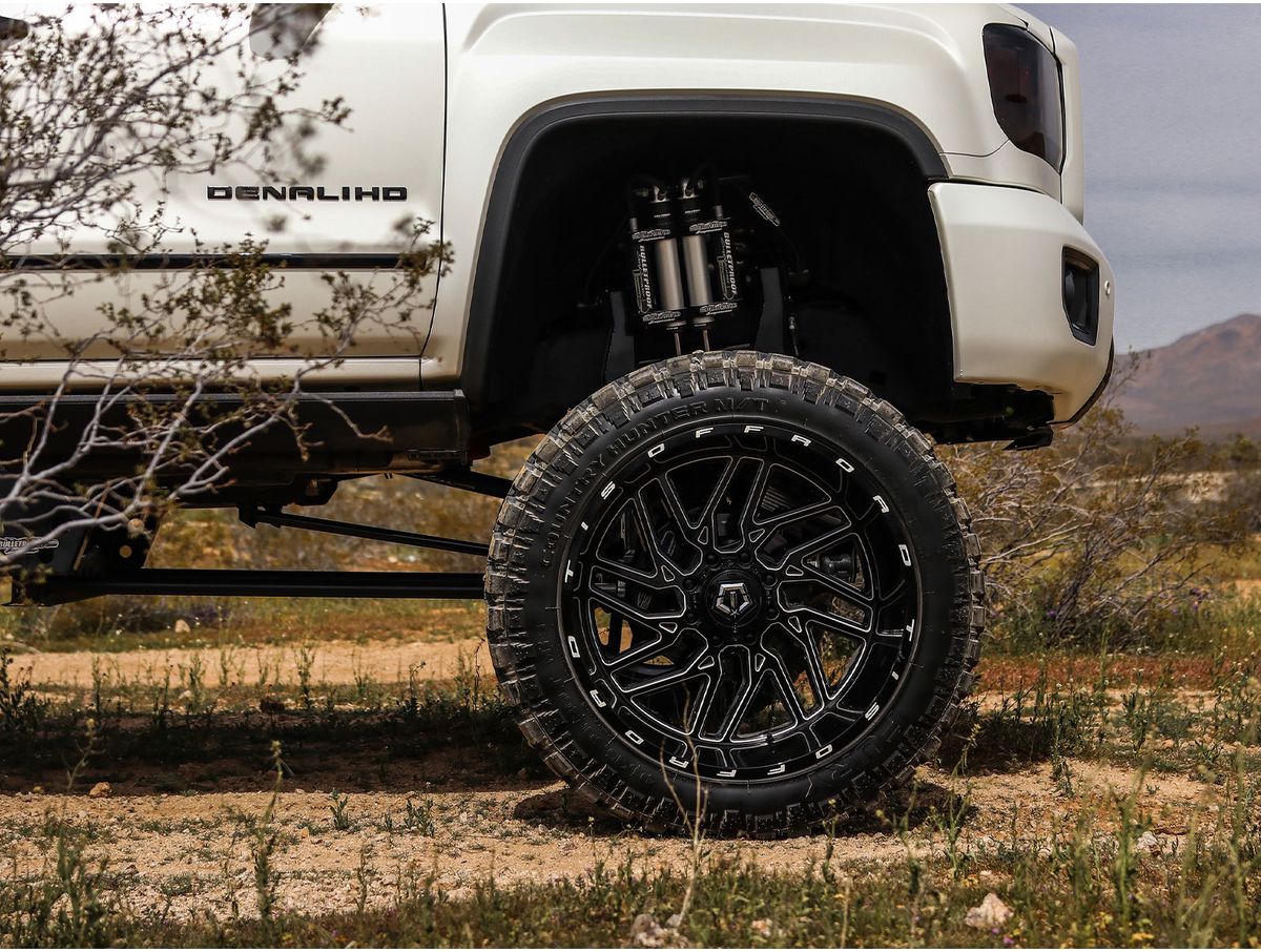 TIS Milled Gloss Black 544 Wheel 544BM-2428944S | RealTruck