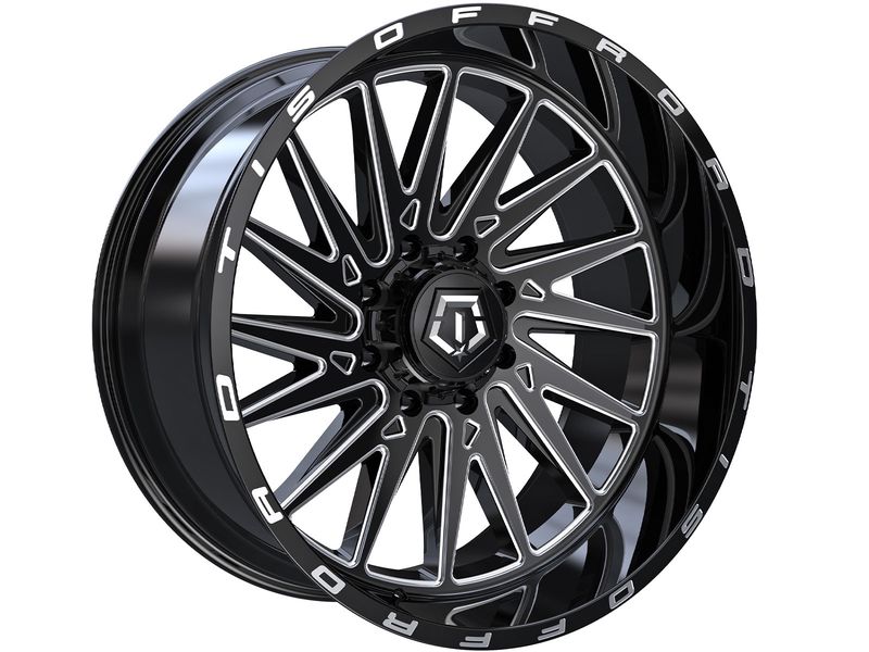 TIS Milled Gloss Black 547 Wheel 547BM-2128944 | RealTruck