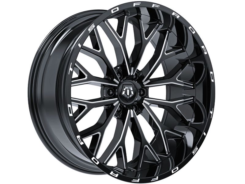 TIS Milled Gloss Black 565 Wheels | RealTruck