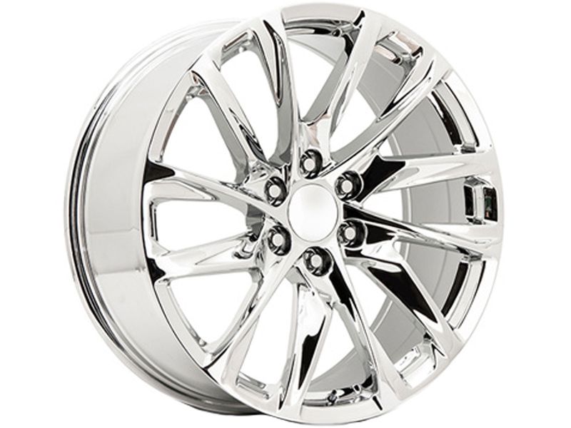 Topline Chrome V1193 Wheel V1193-2415828C | RealTruck