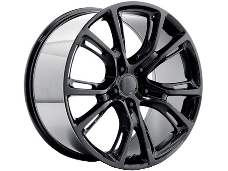 Topline Gloss Black V1171 Wheels | RealTruck