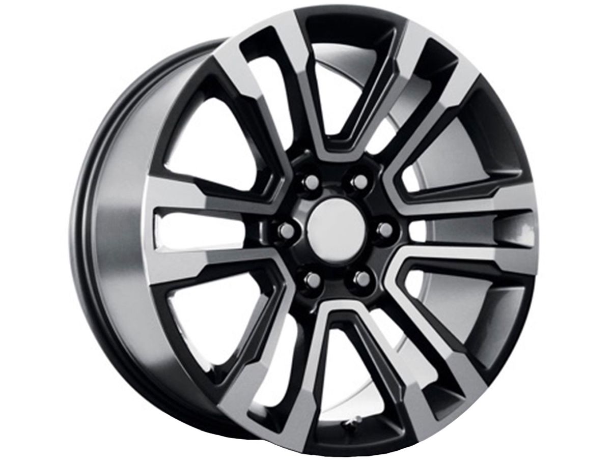 Topline Machined Grey V1184 Wheels | RealTruck