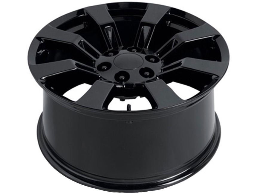 Topline Matte Black V1173 Wheels | RealTruck