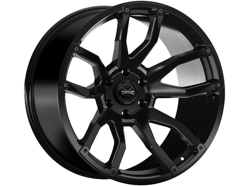 Torque Matte Black Impact Wheel TW403C-22118704-25 | RealTruck