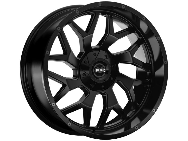 Torque Matte Black Vortex Wheels | RealTruck
