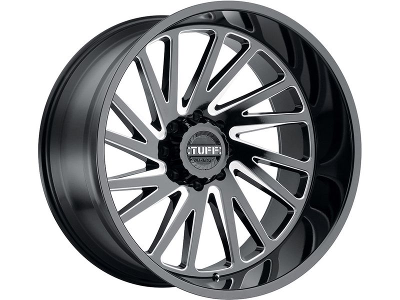 Tuff Machined Black T2A Wheels | RealTruck